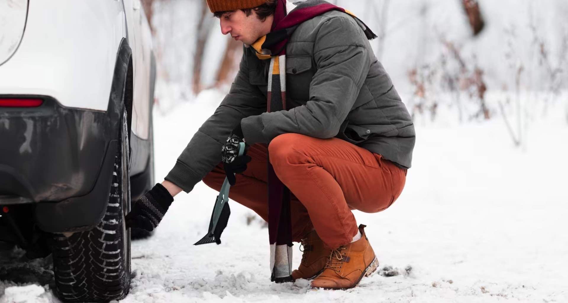 Always drive with winter tires in snowy weather - Vredestein